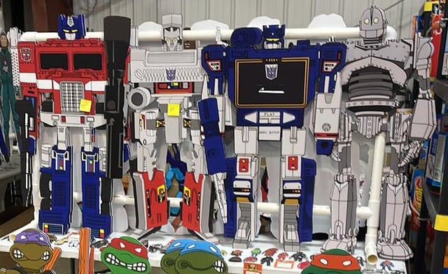 Big Robot Toy Character Figure Cutouts Order Online Today | Unique ...